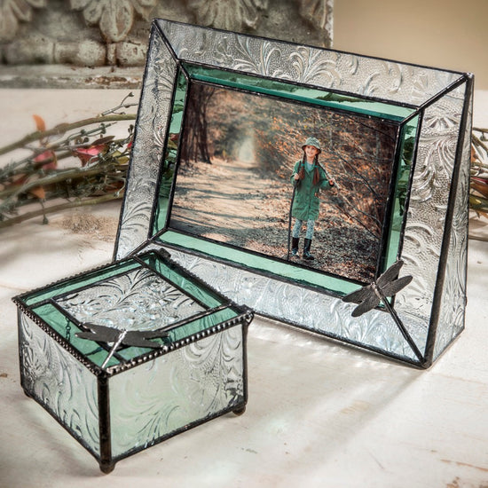 Stained Glass Christmas Gifts | Glass Picture Frames | Dragonfly – J ...