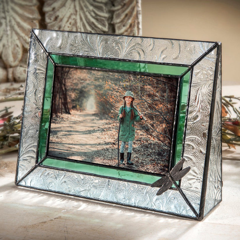 Stained Glass Christmas Gifts | Glass Picture Frames | Dragonfly – J ...